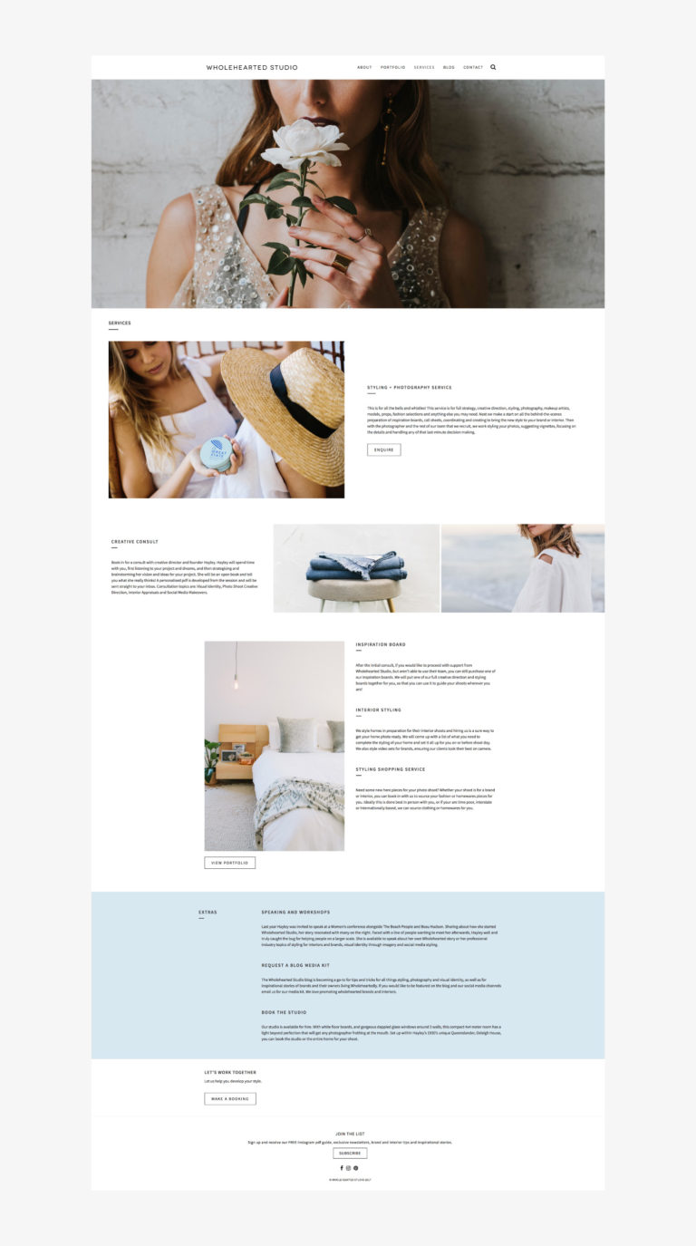 Wholehearted Studio - Now or Never Design Studio - Branding and Design